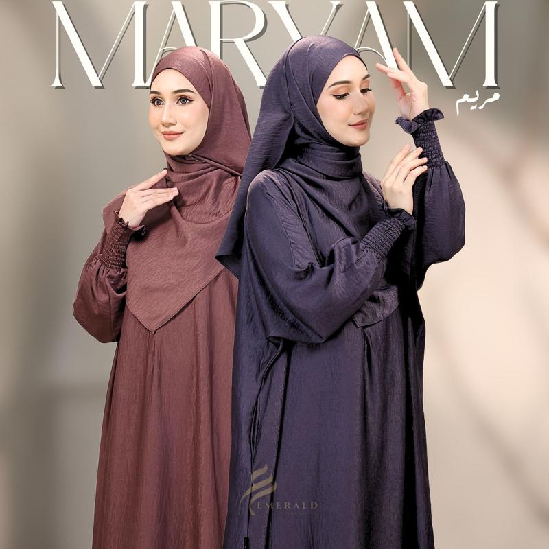 MARYAM Abaya by Emerald Exclusive Umrah, Haji, Jubah, Ironless ...