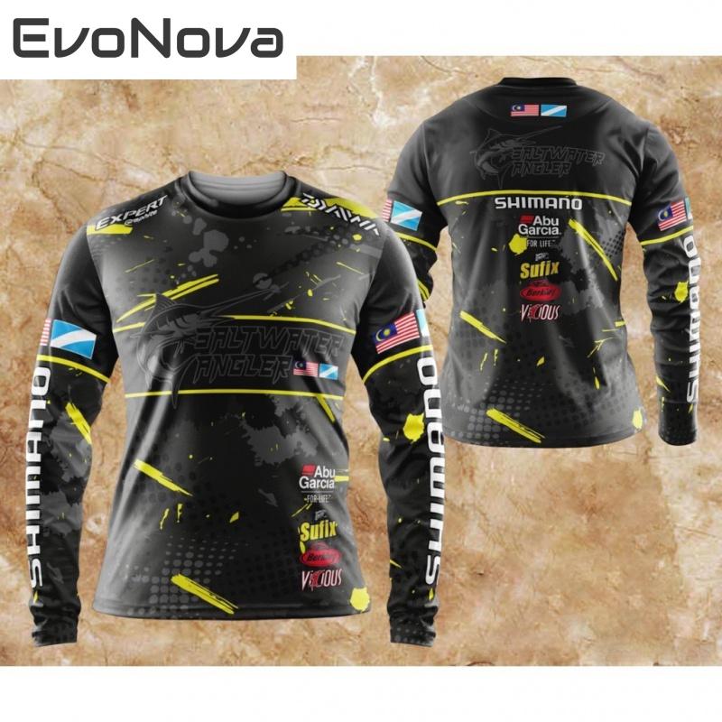 Baju Memancing, Evonova, Edisi Angler Air Garam, Jersi Memancing ...