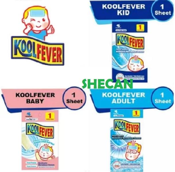 Kool Fever Plester Kompres Demam Bayi Anak DEWASA Cooling Patch - Shop | Tokopedia