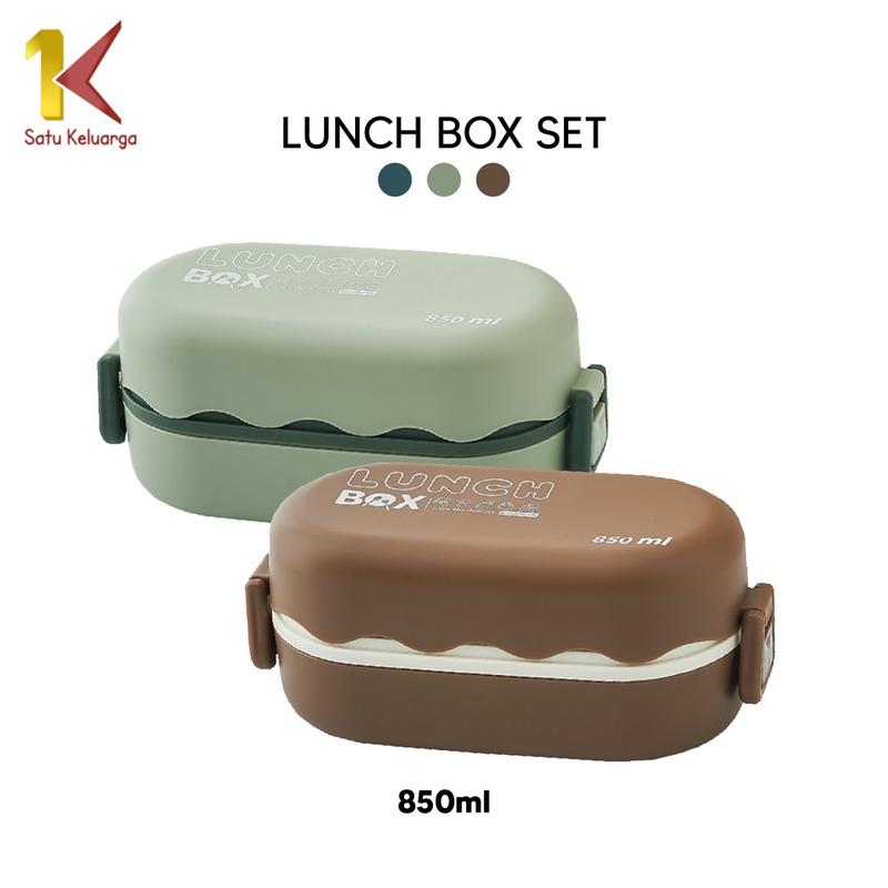 [COD] SK C780 Lunch Box Bento Set 850ML Kotak Bekal Makan Siang - Shop ...