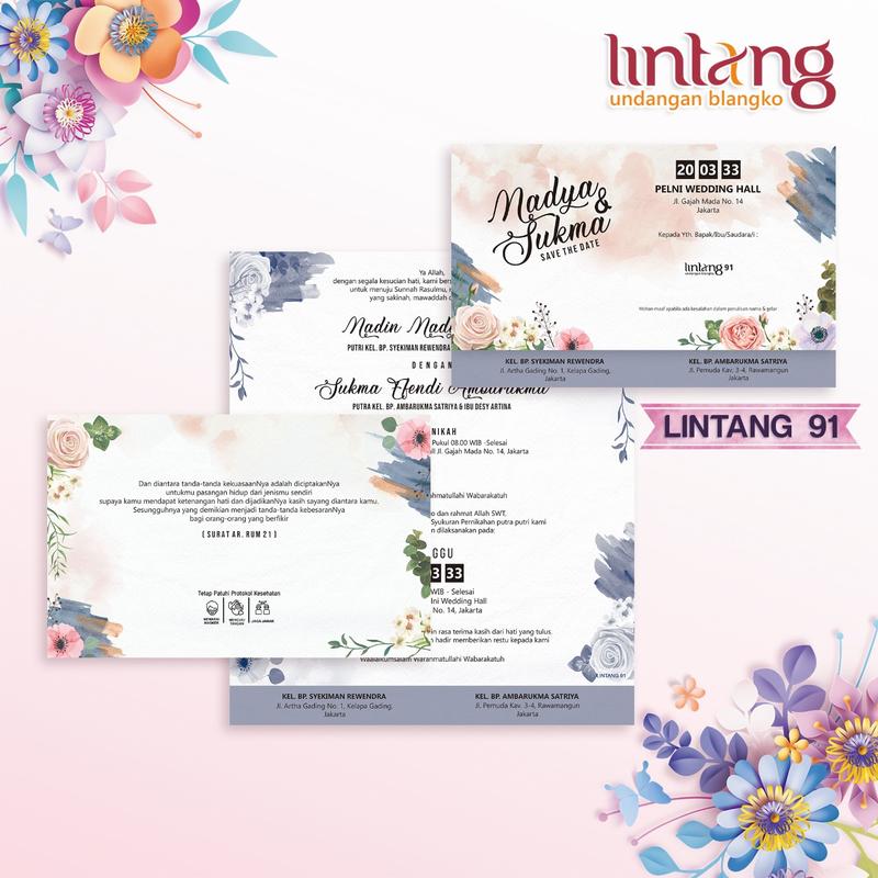 BLANGKO UNDANGAN LINTANG 91 ISI 100 LEMBAR - HARGA MURAH TAMPILAN ...