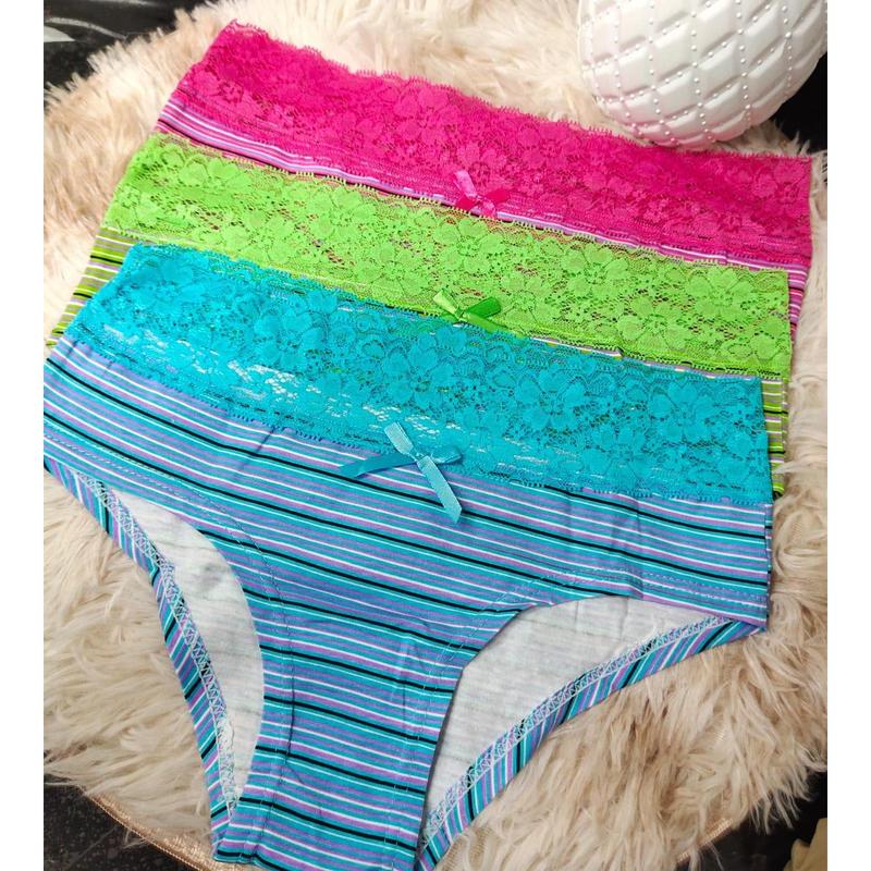 5 pcs mix color Women Lace Underwear Sexy Panties Seamless Spender ...