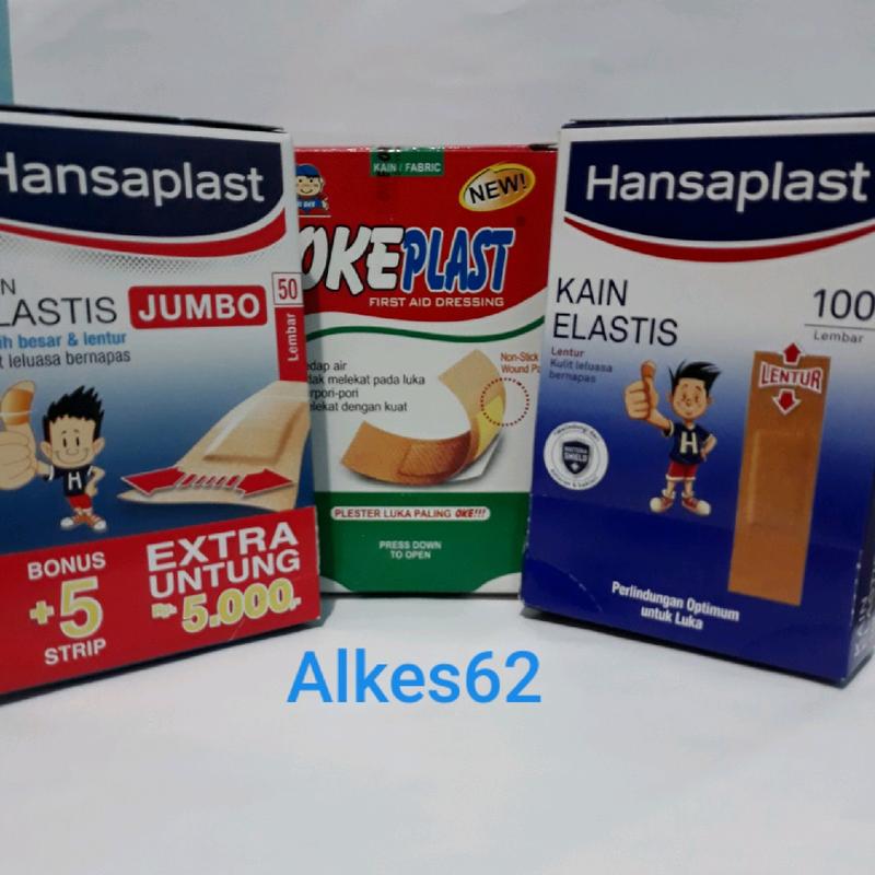 Hansaplast Strip Standar 100pcs Hansaplast Jumbo 50pcs Okeplast - Shop ...