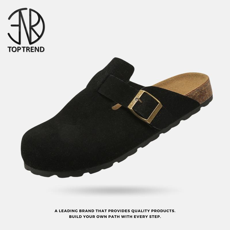 TopTrend Women 2025 Clogs Cowhide Half Shoes (Check Size Chart - TikTok Shop Philippines