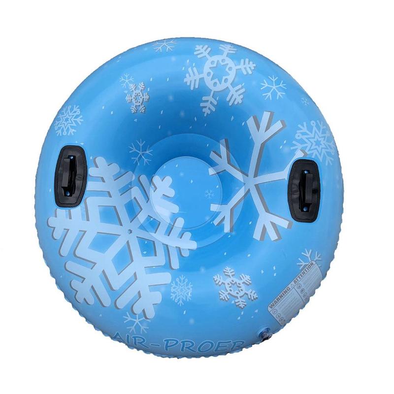 Inflatable Ski Ring PVC Snow Sled Tube Running Outdoor 120X120CM ...