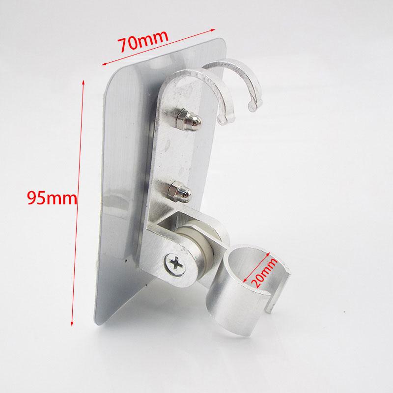 Bathroom Shower Head Holder Stand Adjustable Support Wall Mounted ...