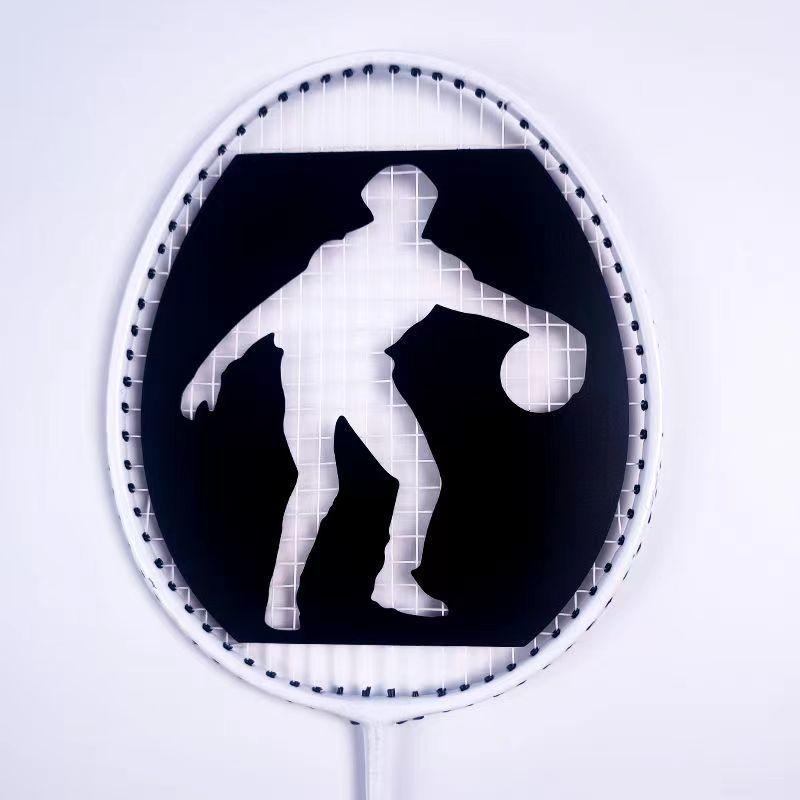 Papan Logo Raket Badminton dan Raket Tenis, Papan Tanda Halaman ...