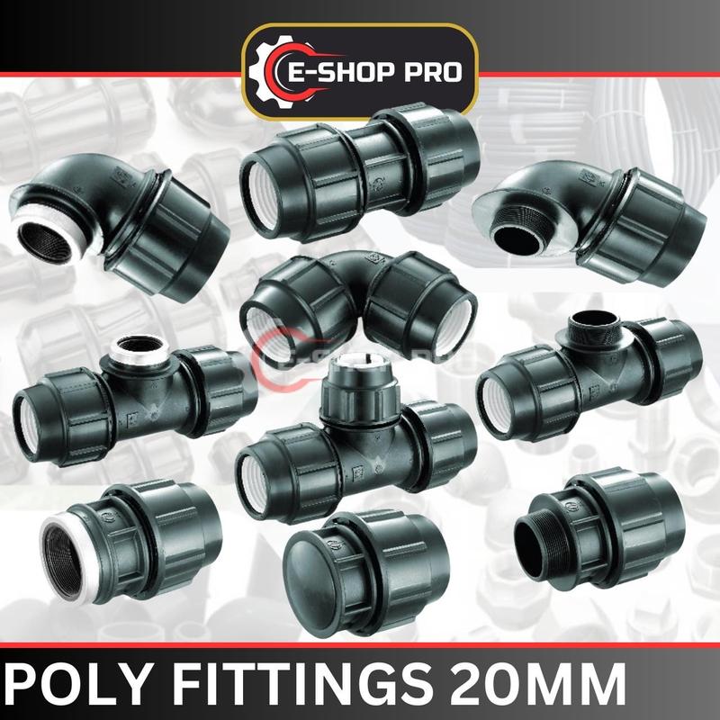 HDPE KELENGKAPAN POLI PAIP AIR POLY FITTINGS PIPE WATER 20MM - TikTok ...