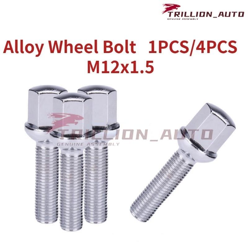 Mur Nat Bolt Lug Rim Roda, Jejari Hex M12x1.5, 17mm, Untuk Mercedes ...