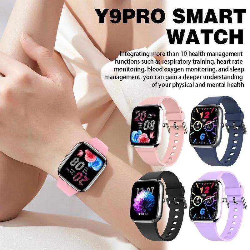Y9 Pro Smart Watch Fashion Women Men 1.85inch Bluetooth Call - TikTok ...