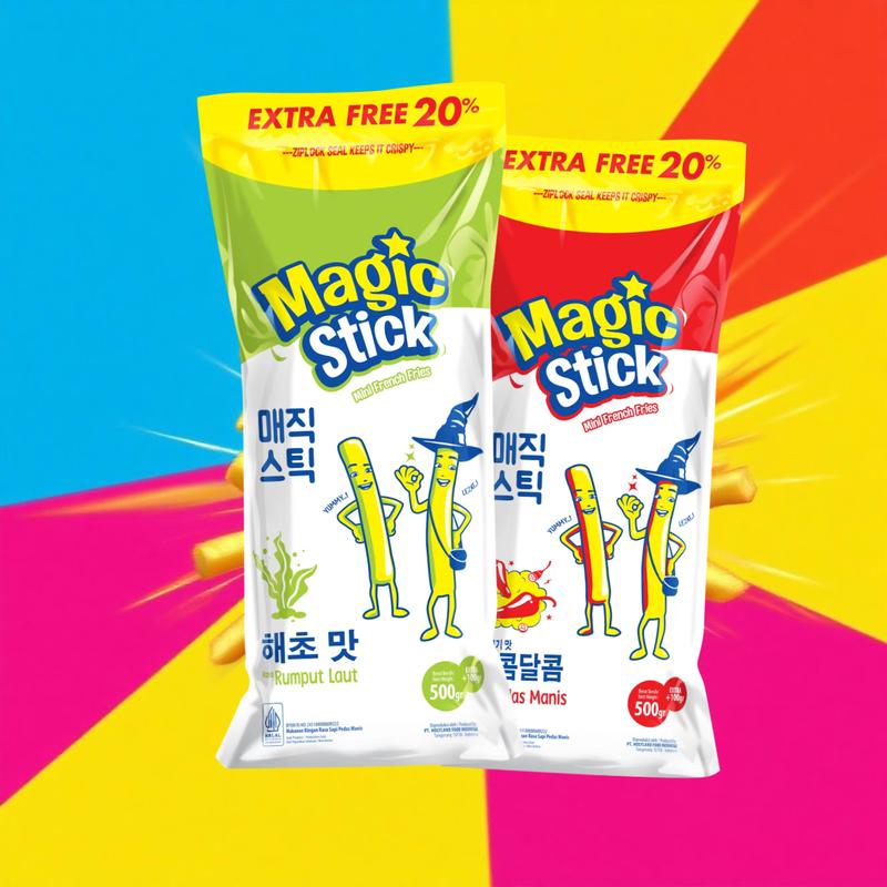 CIKI MAGIC STICK RASA KOMBINASI – PEDAS & SEAWEED VIRAL - Shop | Tokopedia