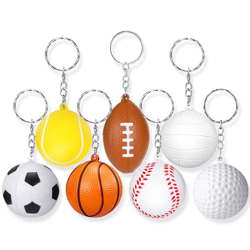 Keychain Sports Ball Link Keychain Key Ring Bag Decor Keychain - TikTok ...