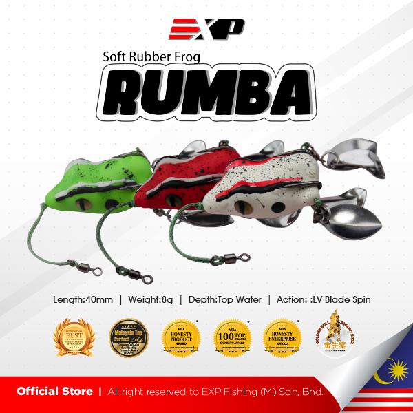 EXP RUMBA frog soft Rubber frog Expert For Snakehead Hunter Haruan ...