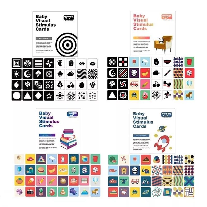 Early Education Baby Visual Stimulation Cards Black White an - TikTok ...