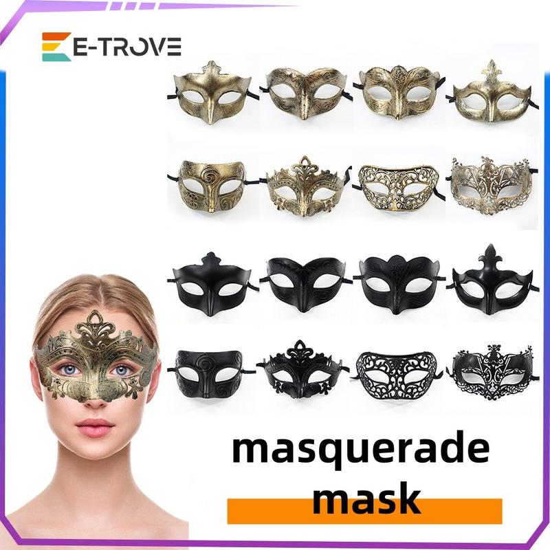 Vintage Prom Party Mask Antique Copper Half Face Mask Skeleton - TikTok ...