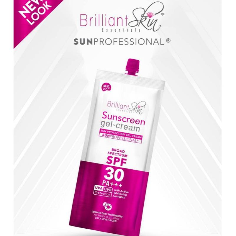 Orig BRILLIANT SKIN SUNBLOCK Sunscreen Gel Cream 50g sun bummer hikari ...
