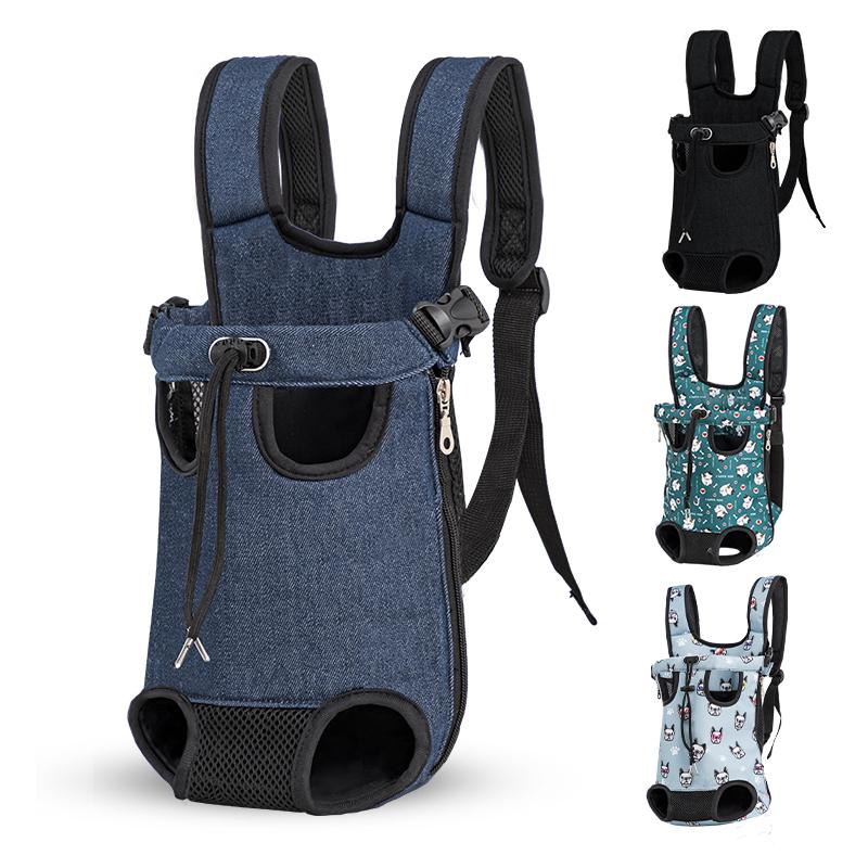 Dog Carrier Backpack Legs Out Portable Hands-Free Pet Cat Puppy ...