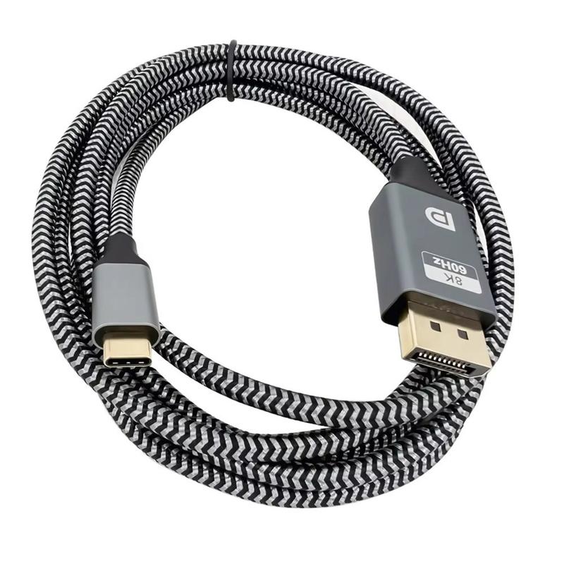 SUhiw6 Flexible USB C to DisplayPort Cord 8K60Hz for Seamlessly ...