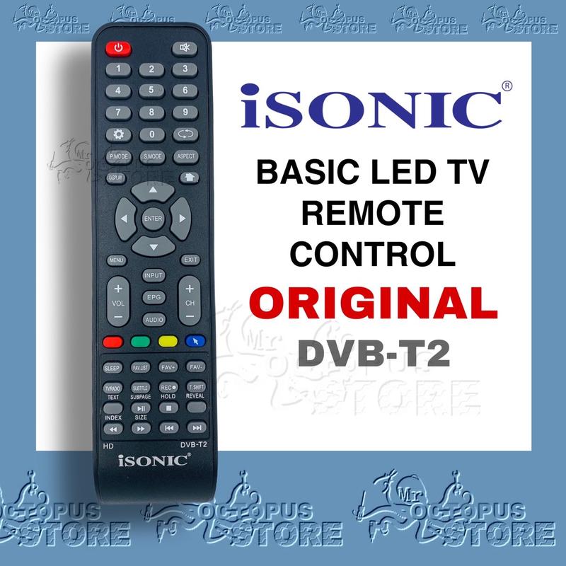 Isonic DVB-T2 Remote control Original - TikTok Shop Malaysia