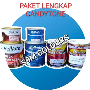 Cat Penta Super Gloss Candytone Blue Candy Biru 200 Gram Cat Transparan ...