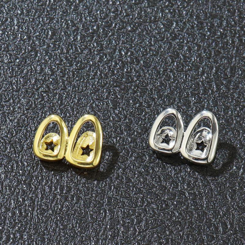 Fashionable Hip Hop Hollow Double Teeth Punk Tooth Caps Sta - TikTok ...