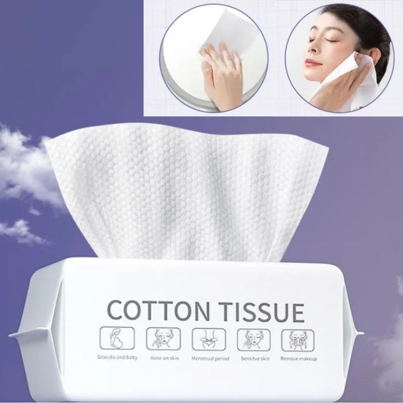 Soft Cotton Face Cleansing Towel Pull-out Packaging Non-wove - TikTok ...