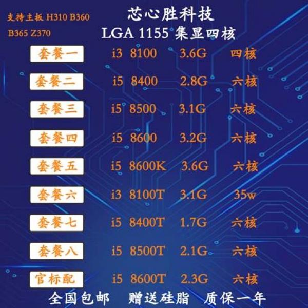 CPU Jarum, I3-8100, I5-8500, 8100T, 8400T, 8500T, 8600T, 1151, - TikTok ...