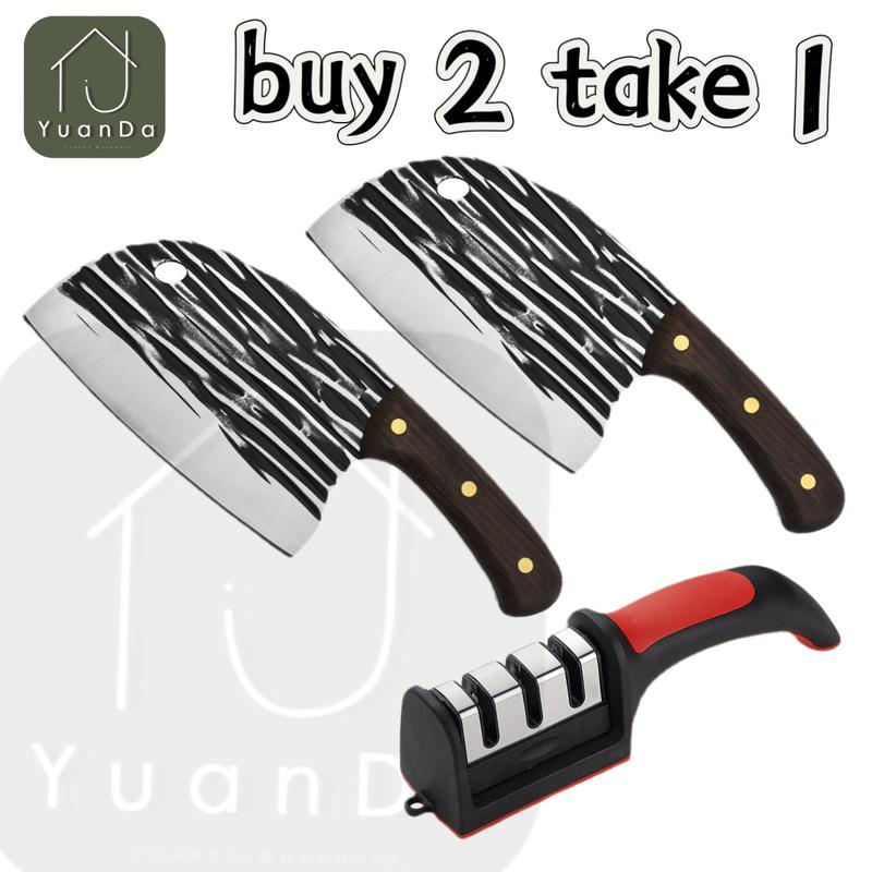 （buy 2 take 1）2pcs Japanese Knife Kitchen Knife Traditional Handmade ...