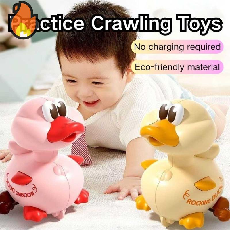 Cute Wind-Up Walking Duck Toy – Clockwork Wobbly Duck for Kids, Toddler ...