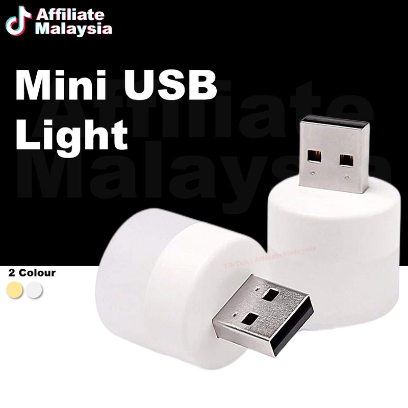 Lampu Malam LED USB, Saiz Mini, Lampu Malam Kecil - TikTok Shop Malaysia