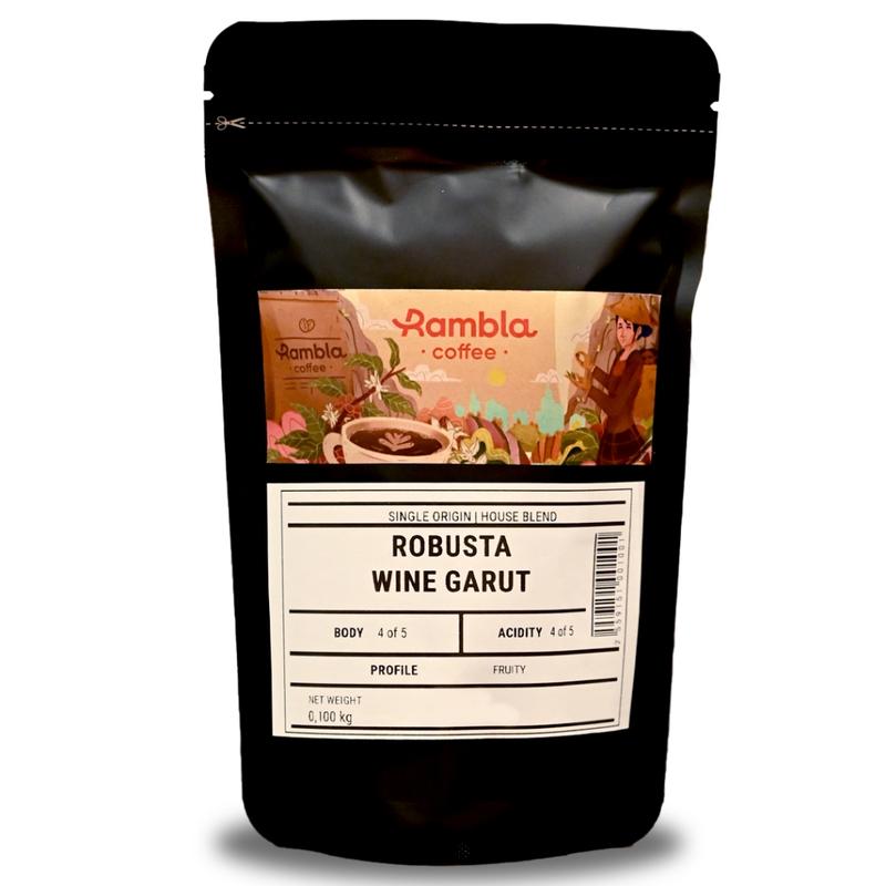 Rambla Coffee - Kopi Robusta Wine Garut 100 Gr Bubuk Espresso Biji ...