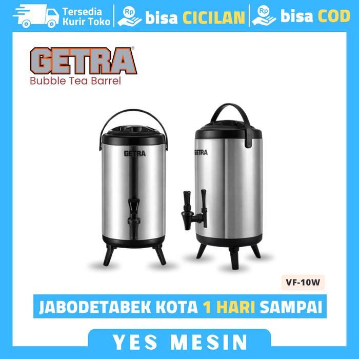 Jual Teko Dispenser Minuman Panas Dingin Getra VF-10W Bubble Tea Barrel ...