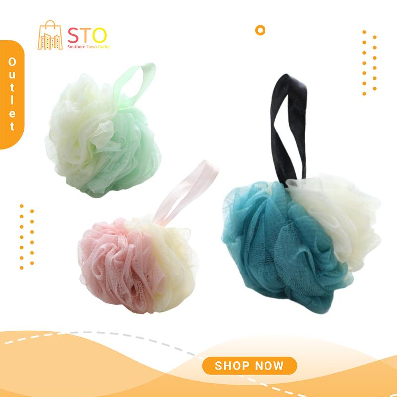 STO Home Nordic Big Bath Shower Sponge Loofahs Mesh Pouf Shower ...