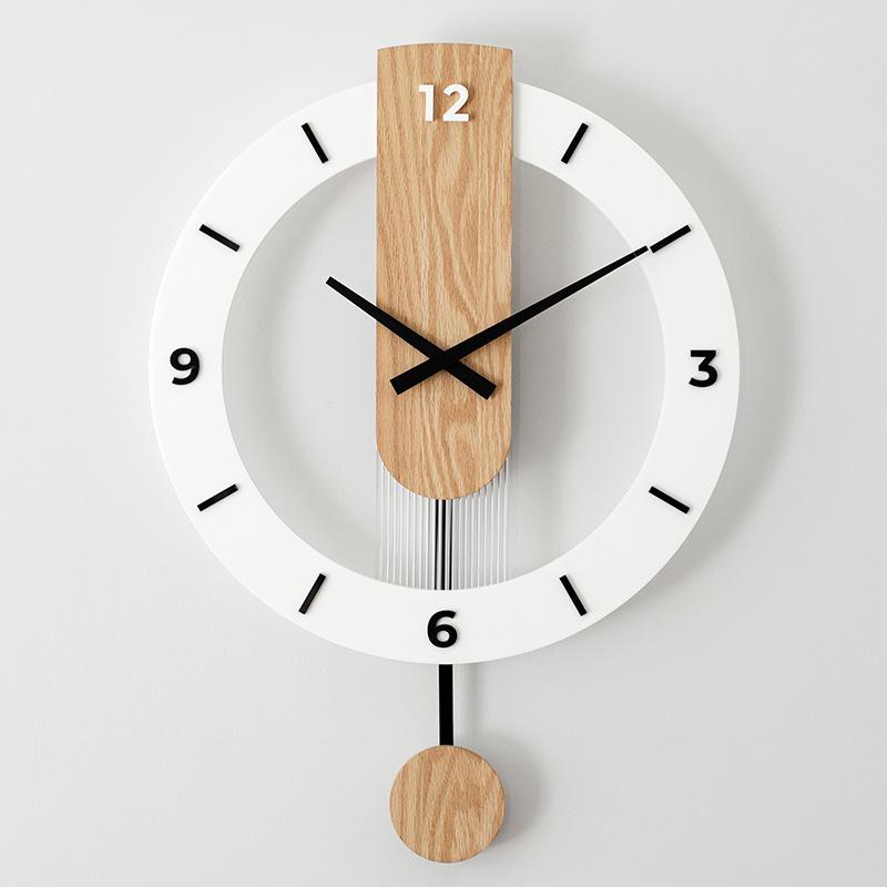Jam Dinding, Reka Bentuk Minimalis, Gaya Moden Nordic, Diperbuat ...