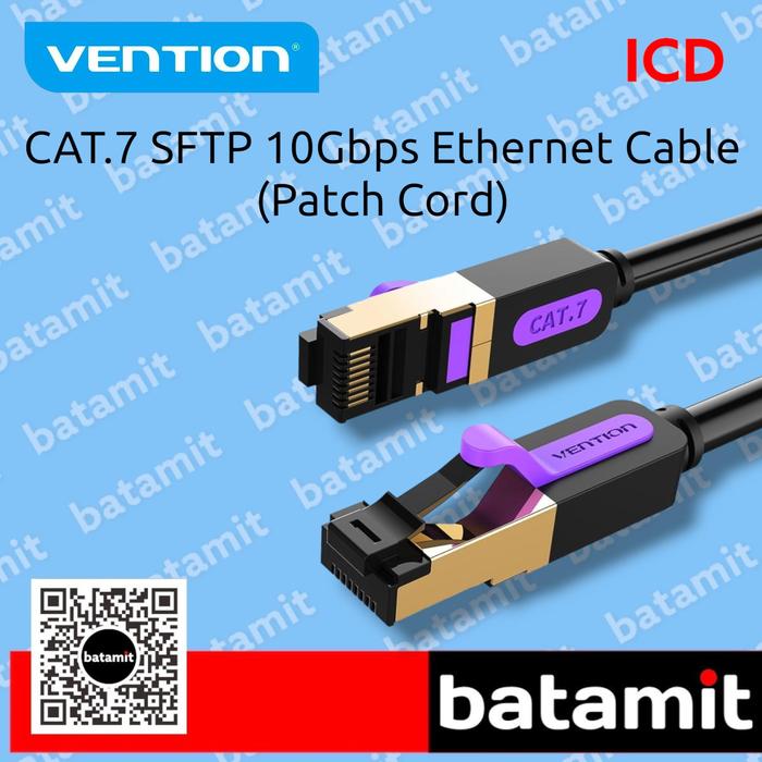 Jual VENTION ICD Kabel LAN RJ45 Cat7 10Gbps SSTP SFTP Cat.7 Gigabit Hi ...