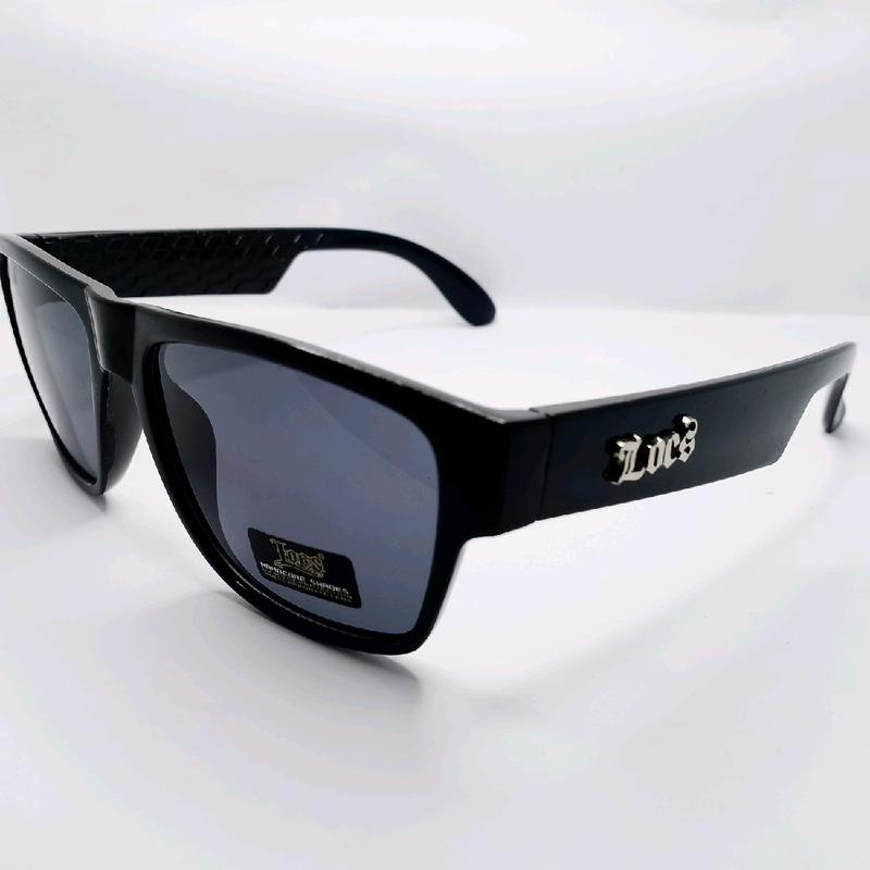 Authentic Classic Plain Black Hardcore Locs Sunglasses with pouch ...