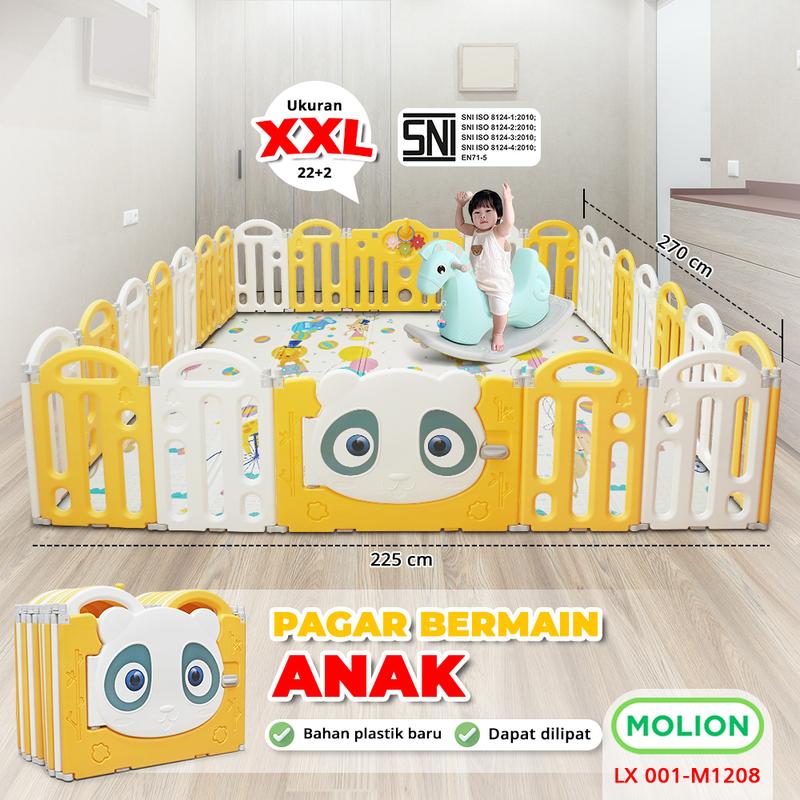 SPEEDS Pagar Anak Pagar Bayi Set Playpen Bayi Pagar Mainan Anak - Shop ...