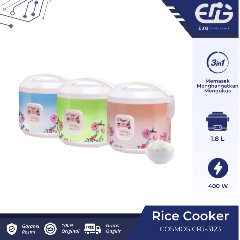 Cosmos Rice Cooker CRJ3123 Magic Com 1,8 Liter CRJ 3123 SV/WG/SO - Shop ...