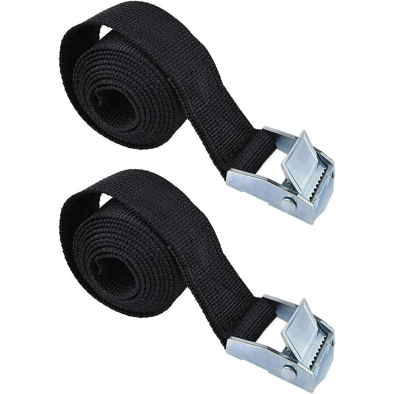 2-Pack Heavy Duty Tie Down Straps – 600LB Capacity Adjustable Lashing ...