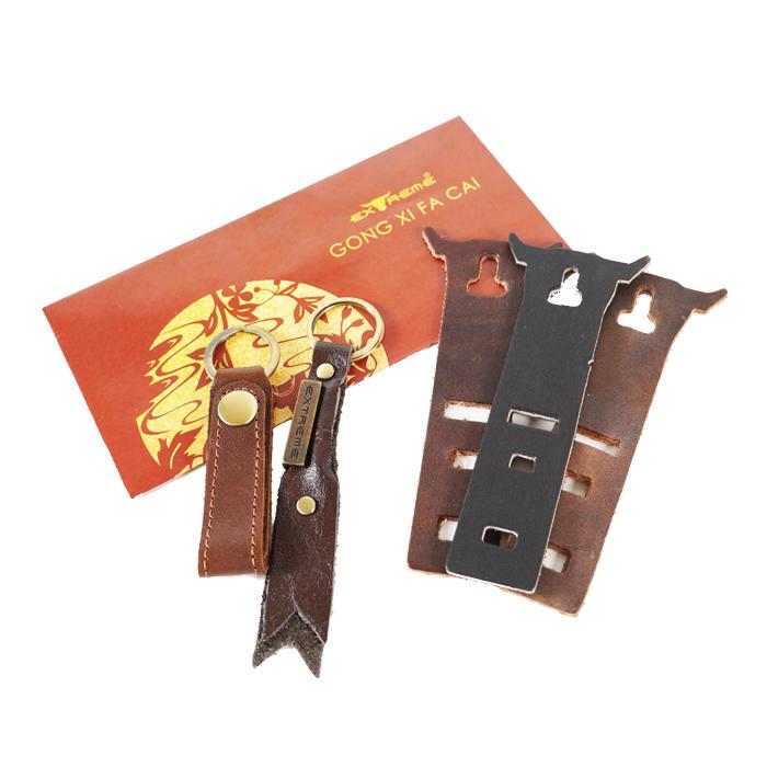 New Year Leather Keychain Set - 5pcs - TikTok Shop Malaysia