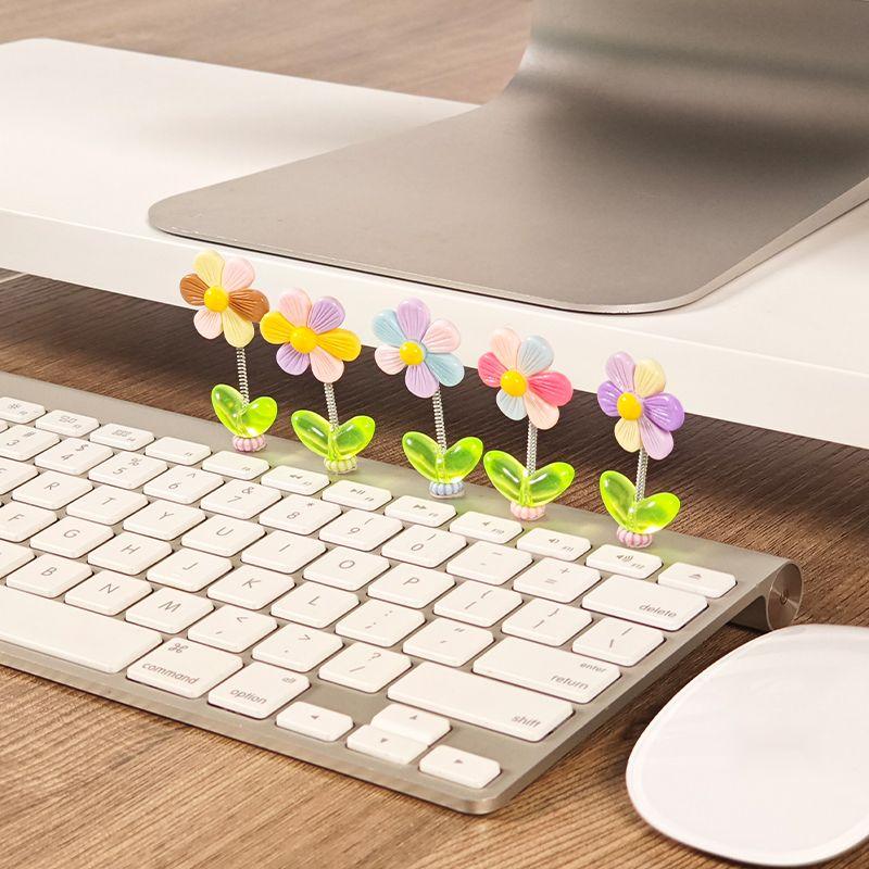 Healing Daisy Computer Monitor Decoration Office Desk Emotio - TikTok ...