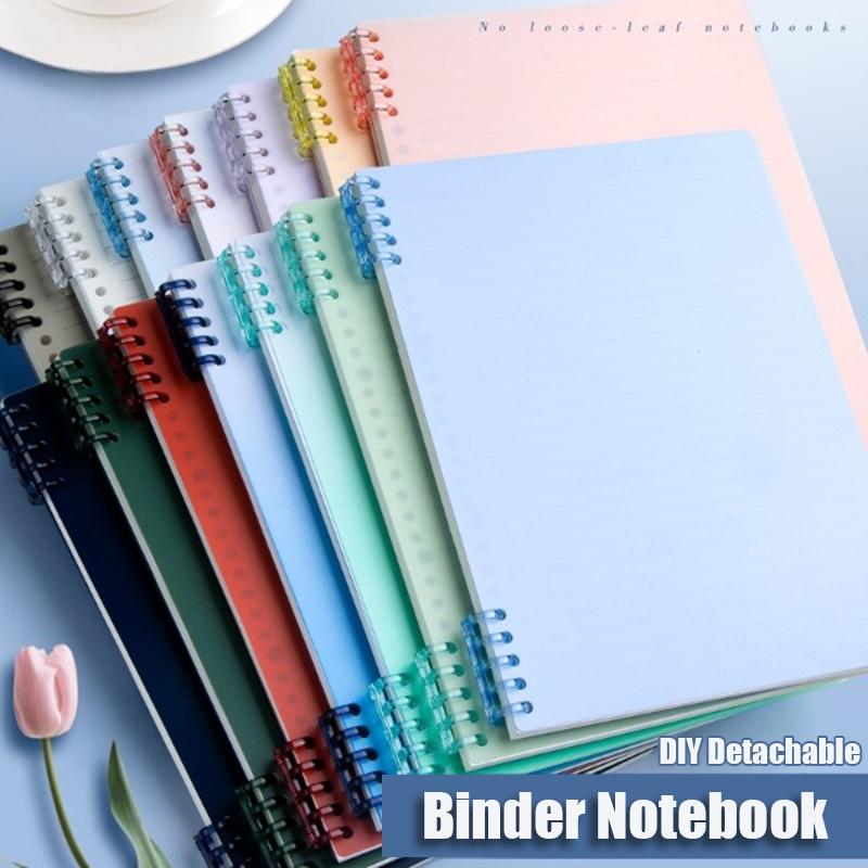 Color Binder Notebook Cover Sheet B5/A4/A5 Refillable Binder - TikTok ...