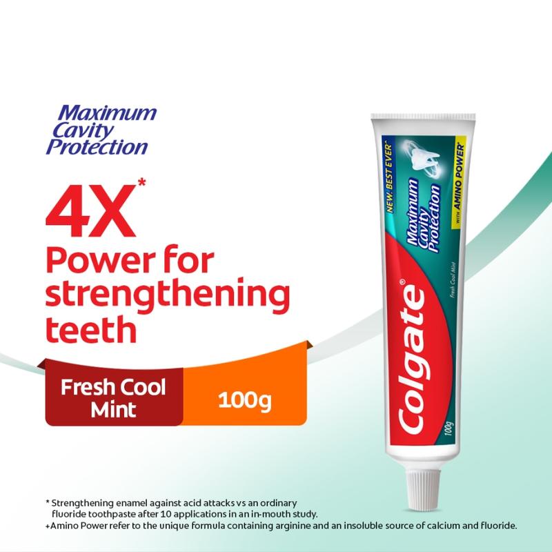 COLGATE Max Cavity Protection Toothpaste - F.Cool Mint100g - TikTok ...