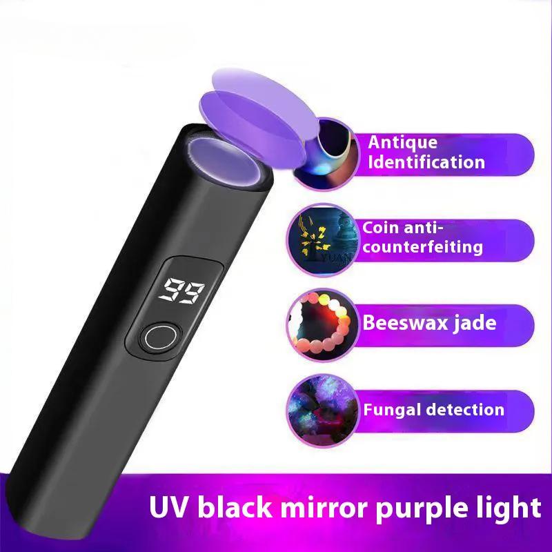 (COD)Lampu Cahaya Ungu, 365NM, Pengesanan Ejen Pendarfluor UV, - TikTok ...
