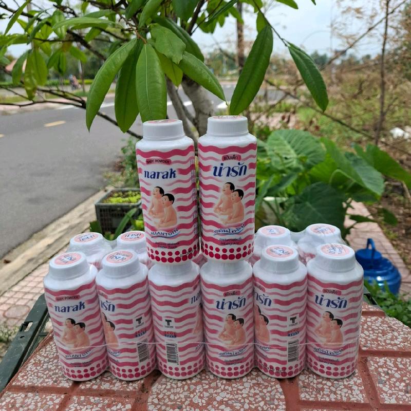[1 lốc, 12 lọ] Phấn rôm em bé Narak Thái Lan 25g, mùi thơm d - TikTok ...