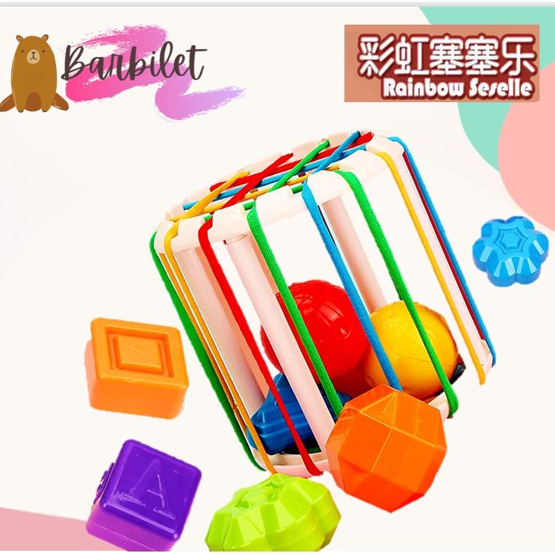 Rainbow Shape Sorting Toy Circle Baby Kids Motor Skill Touch - TikTok ...