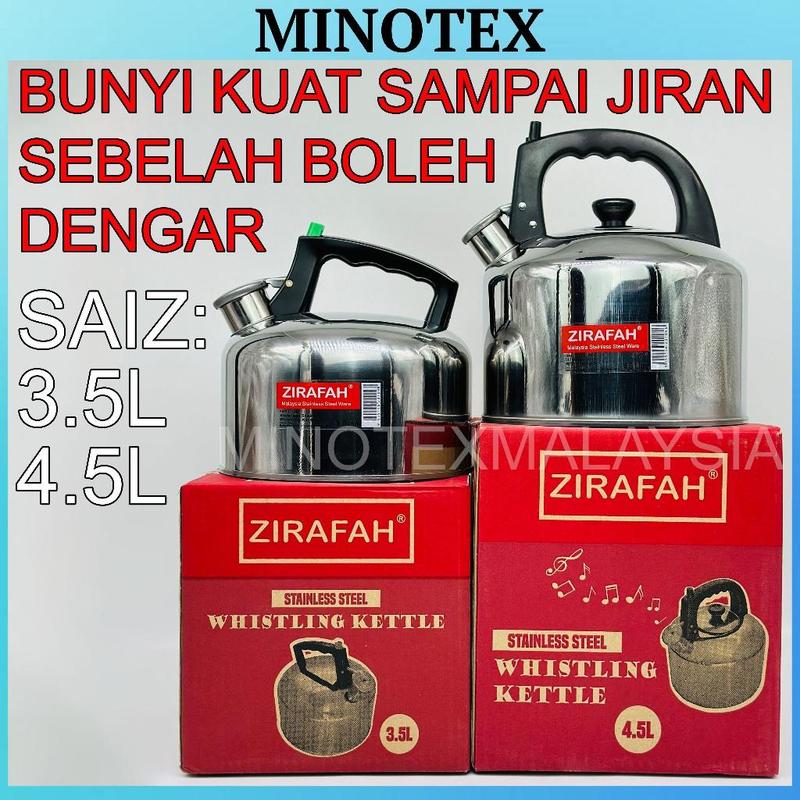 Zirafah 3.5L/4.5L Stainless Steel Whistling Kettle / Kendi Bersiul ...