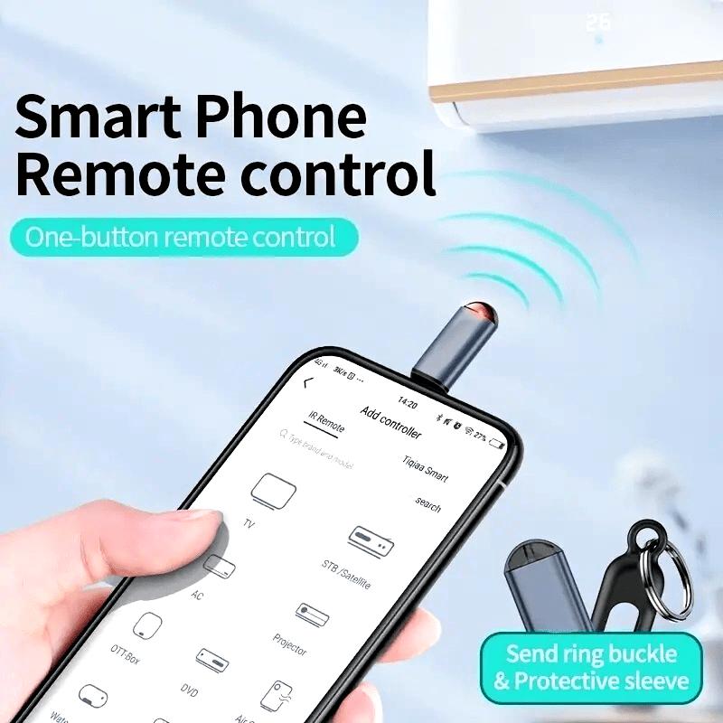 [Type-C Compatible Remote Adapter] Smart phone infrared remote control ...