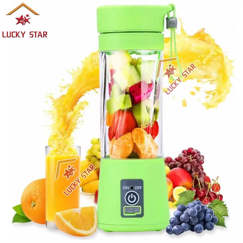 HM-03 Portable And Rechargeable Battery Juice Blender Random Color Mini ...
