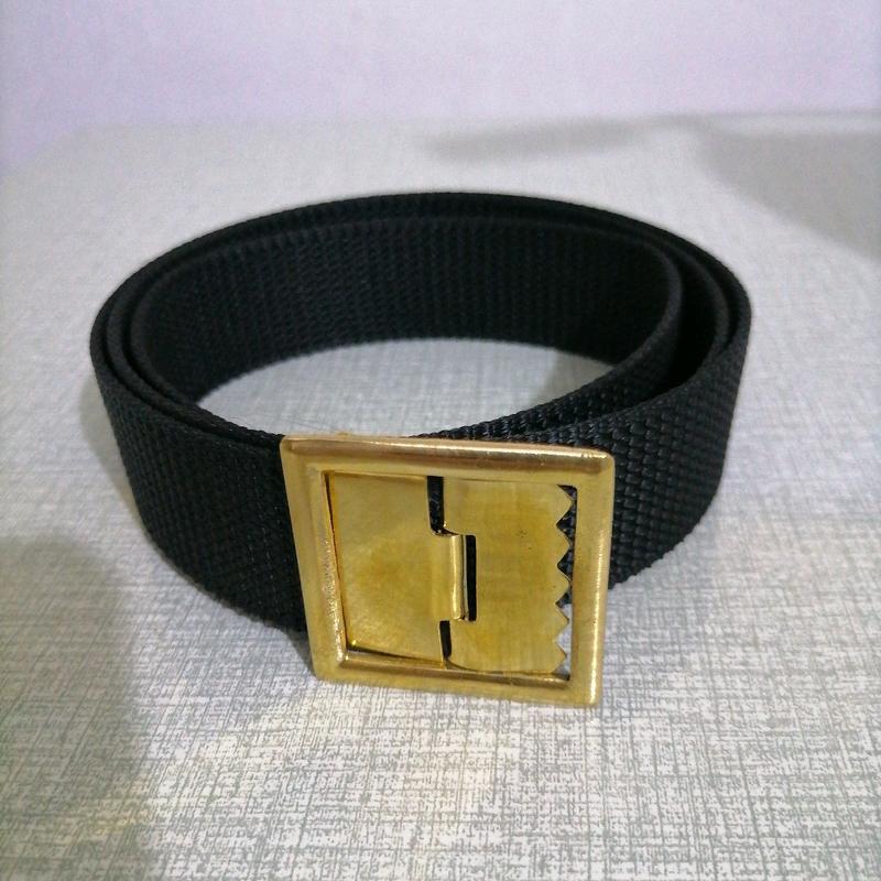 Garrison Belt Black w/ SKELETAL BUCKLE Gold Ordinary - TikTok Shop ...